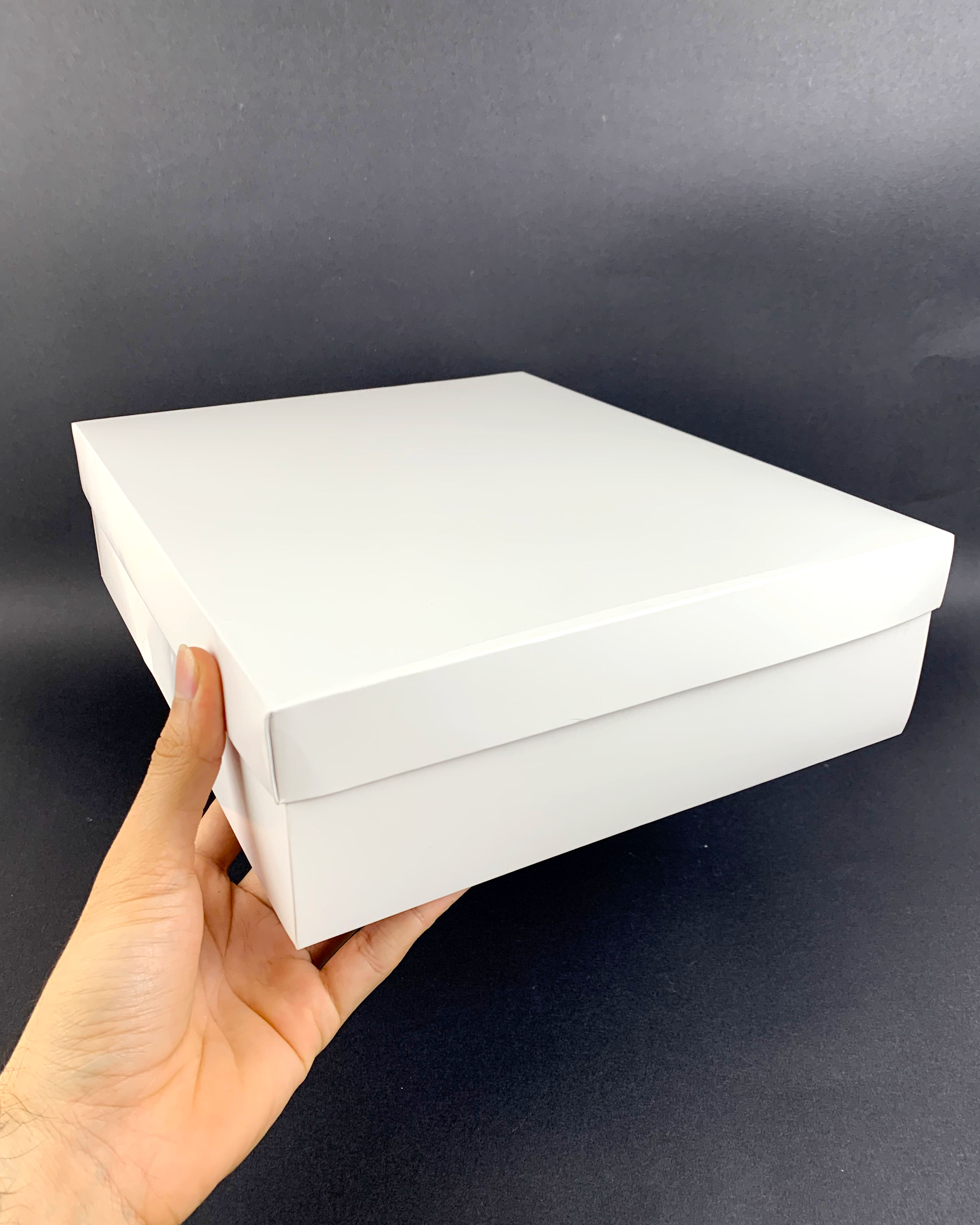 Caja Blanca 30,5X25,6X8cm $3.200c/U Paq X 25 Unds